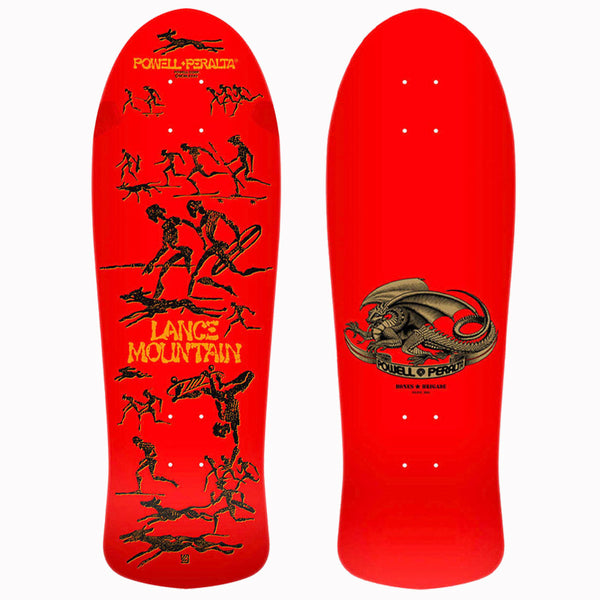 POWELL PERALTA 'Bones Brigade - Lance Mountain' Skateboard Deck ...
