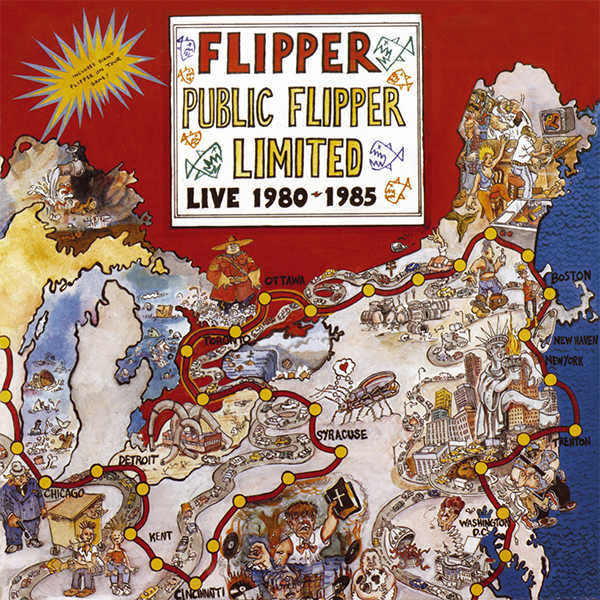 FLIPPER 'Public Flipper Limited: Live 1980-85' 2LP – POISON CITY RECORDS